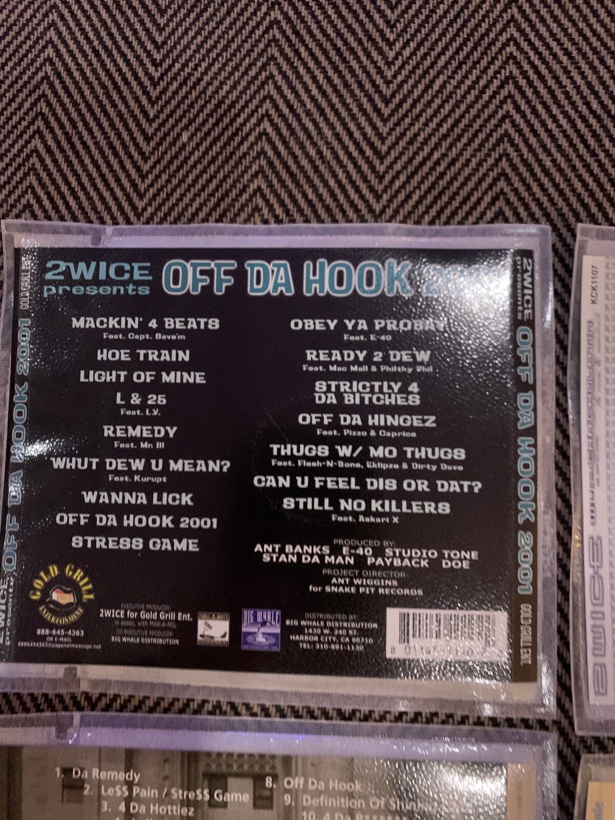 OFF DA HOOK OAKLAND 2WICE 2WICEBERG SLYM E-40 DEVIN MAC MALL ANT BANKS ...