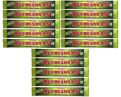 15x Swizzels Refreshers Sour Apple Flavour Chew Bars 18g Vegan | eBay UK