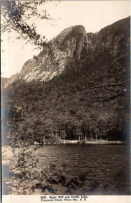Postcard Eagle Cliff & Profile Lake Franconia Notch White Mts NH | eBay