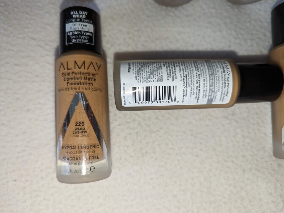 9 Almay Skin Perfecting Comfort Matte Foundation 220 Warm Cashew ...