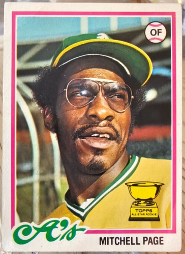 1978 Topps Mitchell Page #55 Oakland Athletics VG | eBay