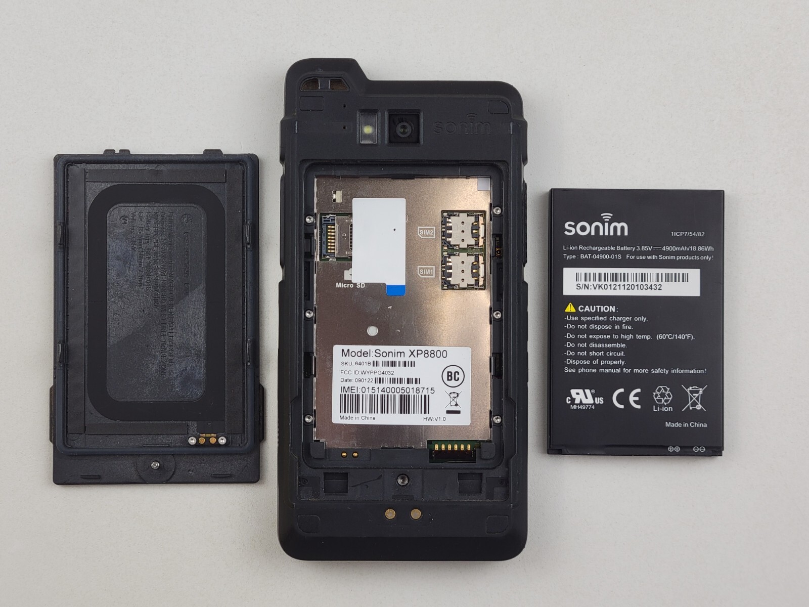 Sonim XP8 (XP8800) 64GB - Black (AT&T) Rugged Smartphone - CHECK IMEI ...