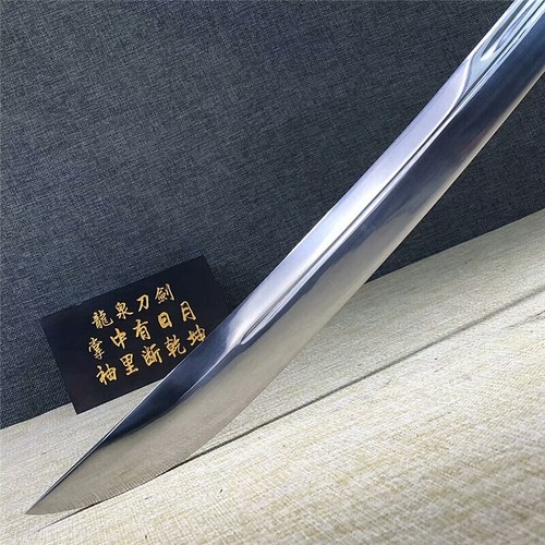 Hand Forged Chinese Sabre Sword Spring Steel Sharp Blade Battle ...