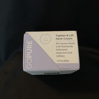 goPure Neck Firming Cream_for Tightening and Lift 1.7oz Sealed Ex826 ...