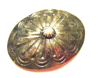 Vintage Handmade Southwest Sterling Silver Button 1.2" Conch Design | eBay