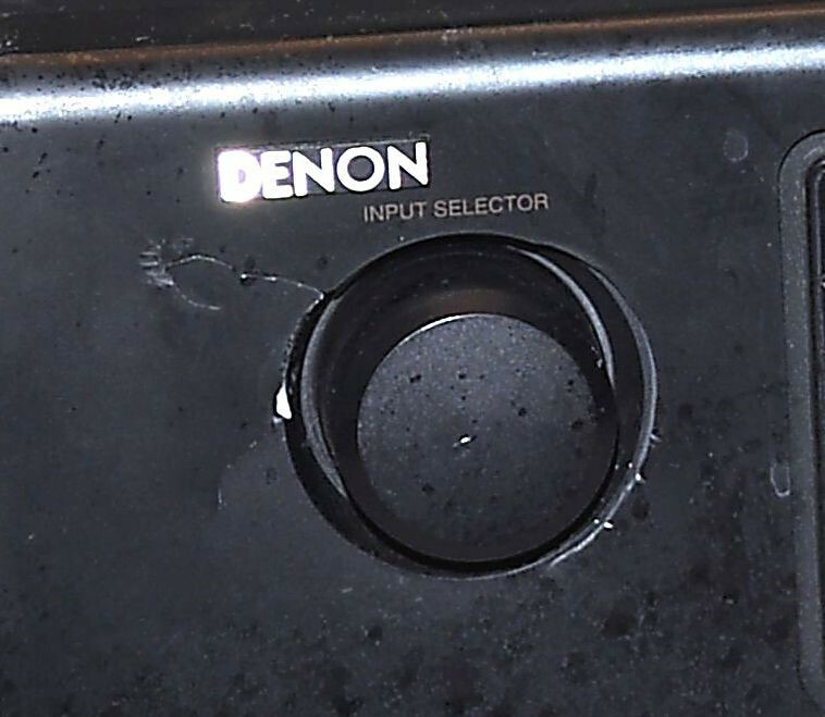 DENON AVR-487 AV SURROUND RECEIVER VINTAGE WORKS GOOD COMMERCIAL ...