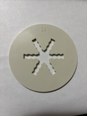 The Pampered Chef Cookie Press #1525 Cookie Disc Disk #14 Replacement ...