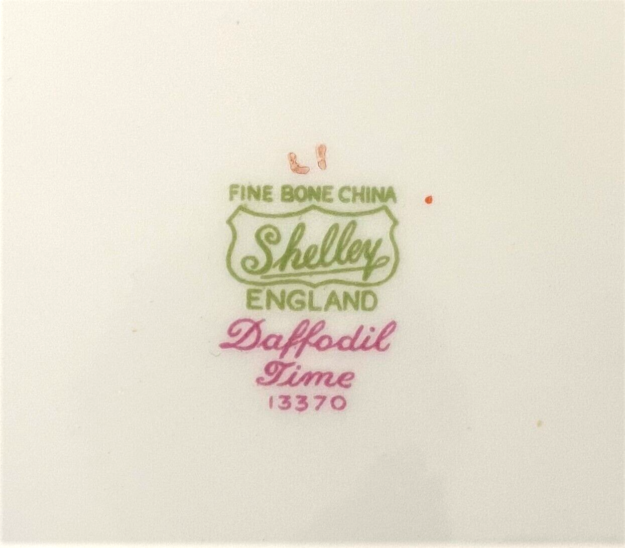 VINTAGE SHELLEY FINE BONE CHINA ENGLAND 'DAFFODIL TIME' TRIO C1938-1966 ...