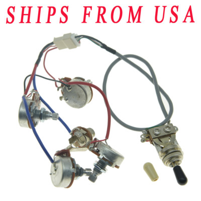LP Guitar Pickup Wiring Harness 2V2T for Epiphone Les Paul USA Shipping ...