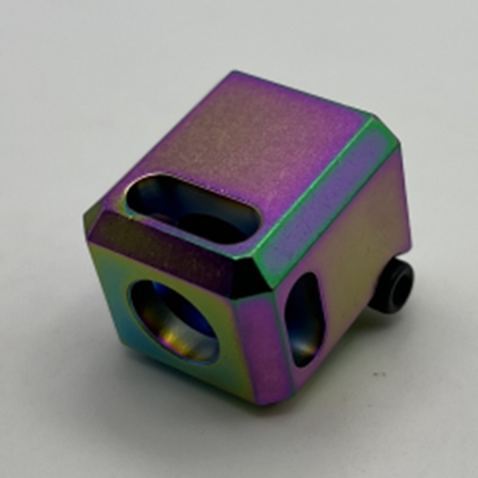 1/2x28 TPI 9mm Muzzle Brake Compensator Clamp Aluminum For Glock CC ...