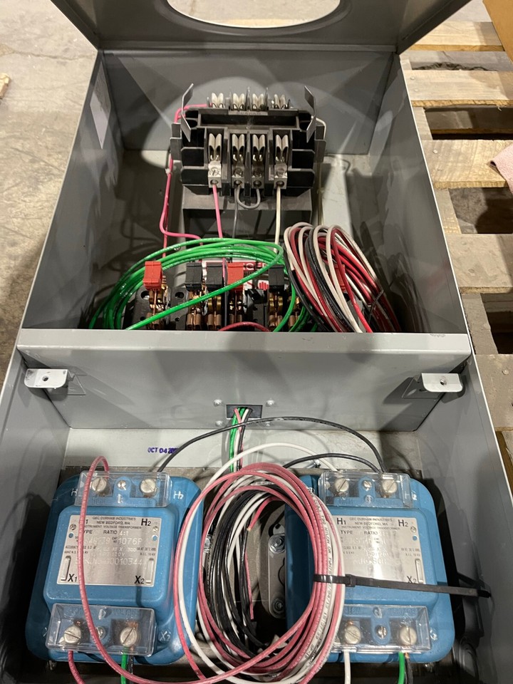 Wire 8 Terminal Jaw 20 Amp Transformer CT Current Meter Socket single ...