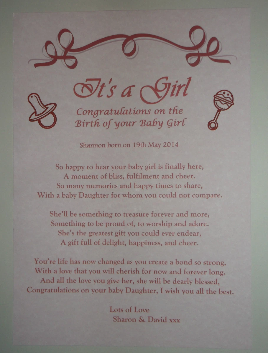 Precious Baby Girl Poem