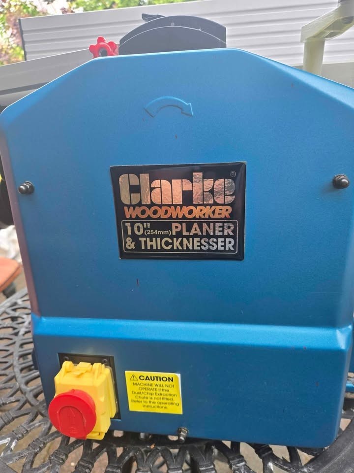 CLARKE PLANER THICKNESSER 10" WOODWORKER CARPENTER (230V) CPT1000 | eBay UK