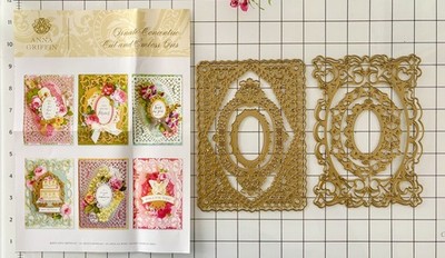 Anna Griffin ORNATE CONCENTRIC FRAME Cut and Emboss Dies pictures cards ...