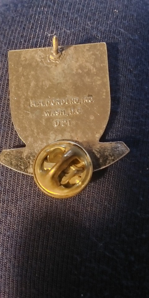 60s? US Military 97th Engineer Battalion Insignia Pin - No Task Too ...