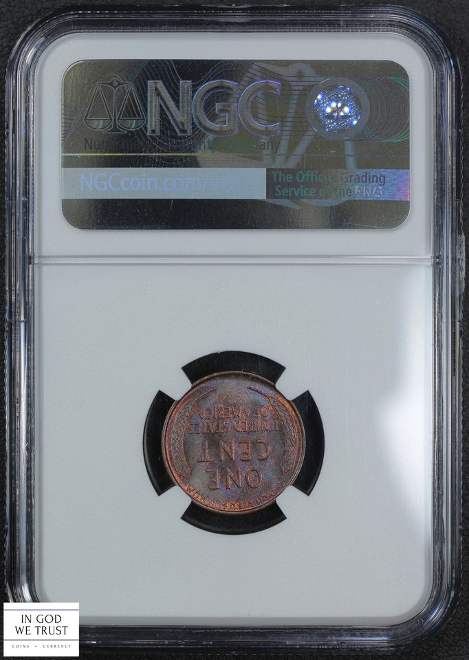 1909 Lincoln Wheat Copper Cent 1C NGC MS 64 BN (GORGEOUS TONING!) | eBay
