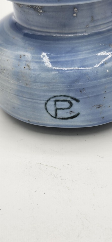 Vintage CP Canada Porcelain Railroad Insulator - Blue Porcelain | eBay