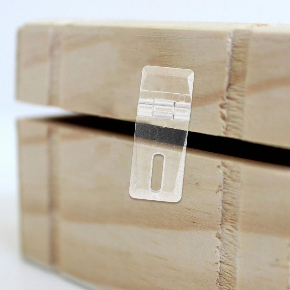 8 Sets Transparent Lock Buckle Clear Acrylic Door Latch Hasp ...