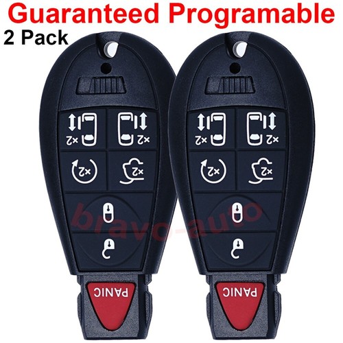 2 For 2008-2016 Chrysler Town & Country Dodge Grand Caravan Remote Van ...
