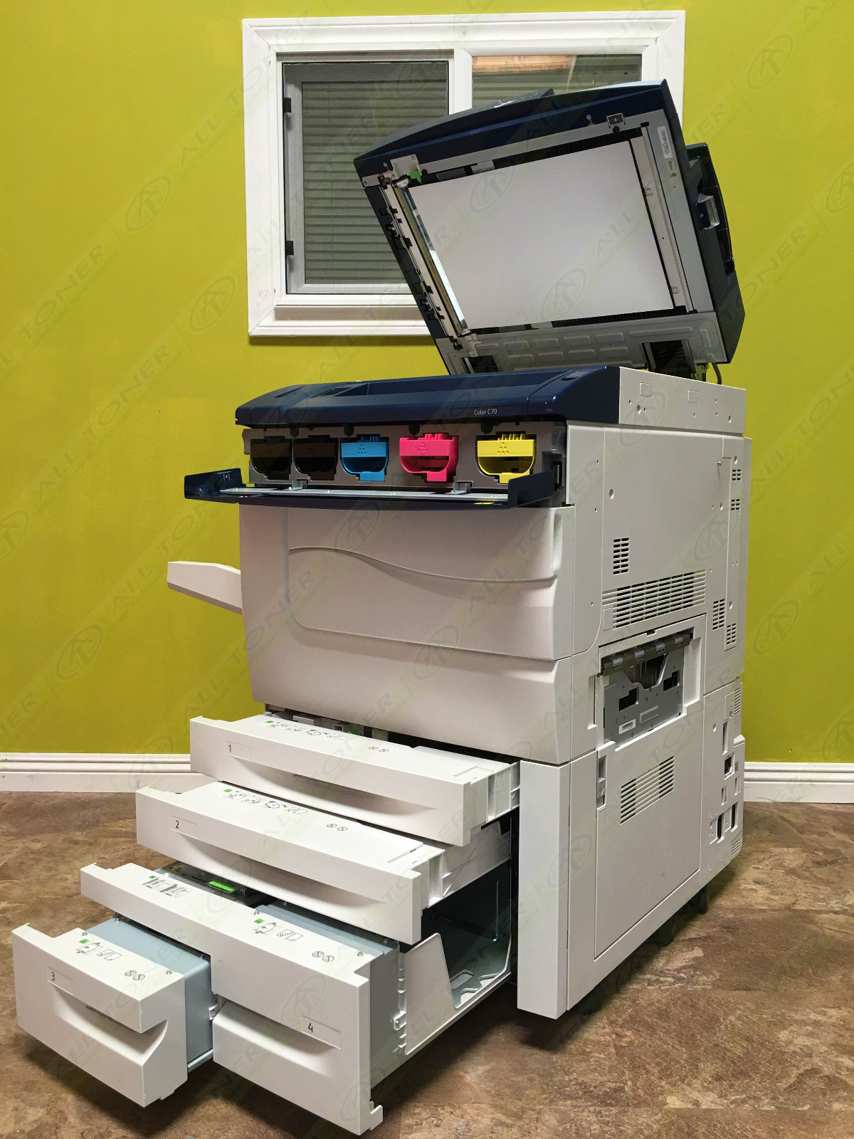 Xerox C70 Press Color Laser Commercial Printer Copier Scan Fiery MFP ...