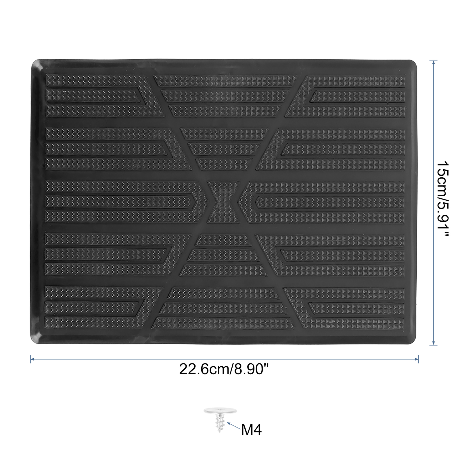 Universal Car Vehicles Trucks Floor Carpet Mat Plate Foot Rest Pedal ...