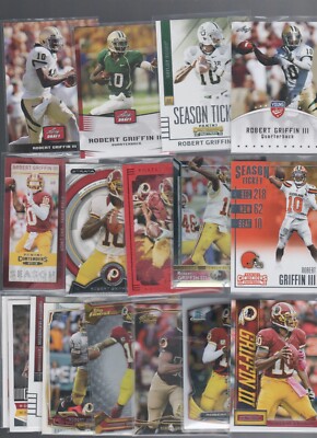 (19) DIFFERENT RGIII RG3 ROBERT GRIFFIN III CARDS FREE SHIPPING LOT ...