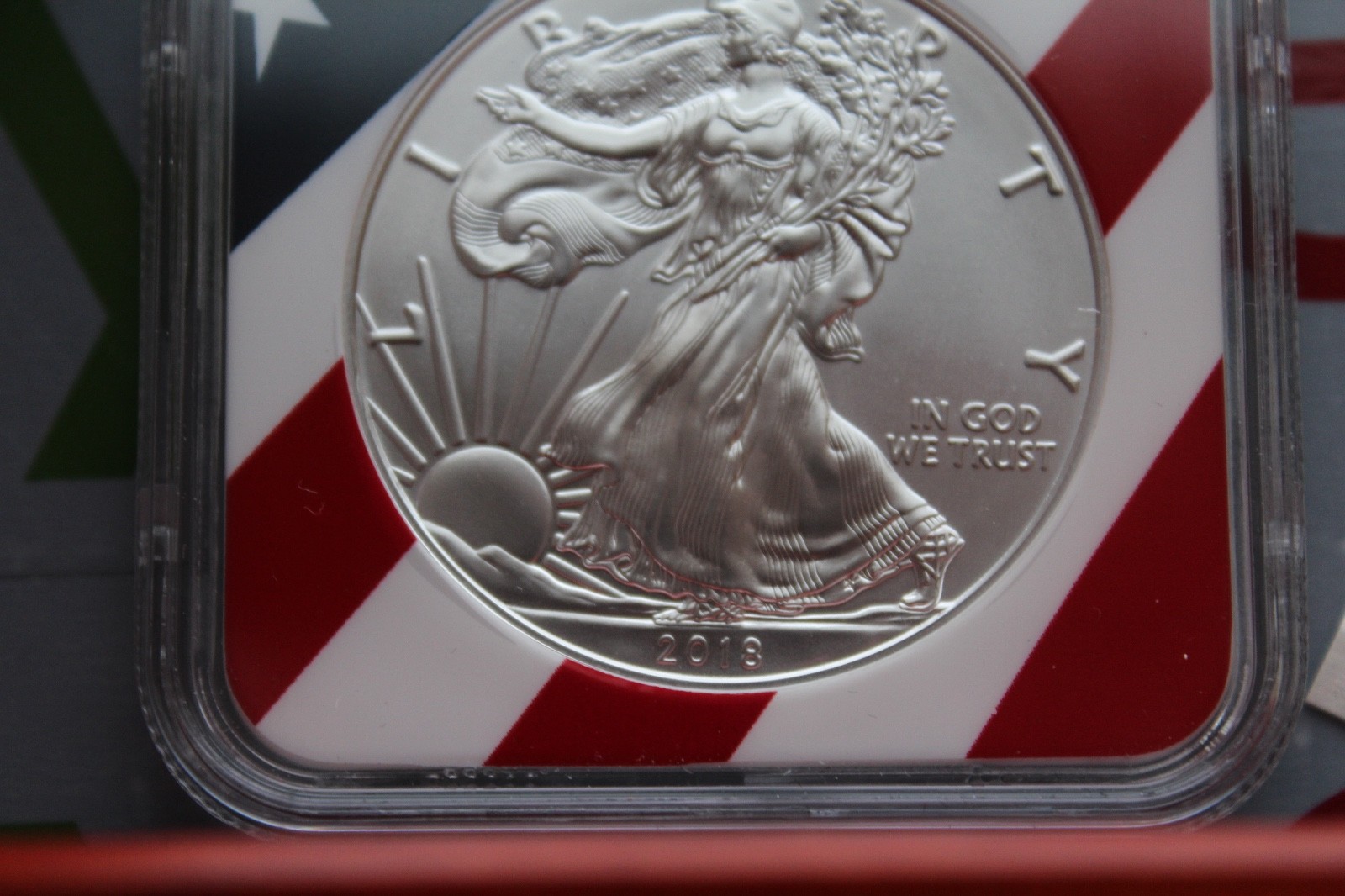2018 1 0Z SILVER AMERICAN LIBERTY EAGLE COIN EARLY RELEASE MS 70 NEW W ...