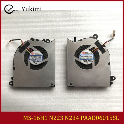 MS-16H1 N223 N234 PAAD06015SL FOR MSI GS60 WS60 Laptop CPU GPU Cooling ...