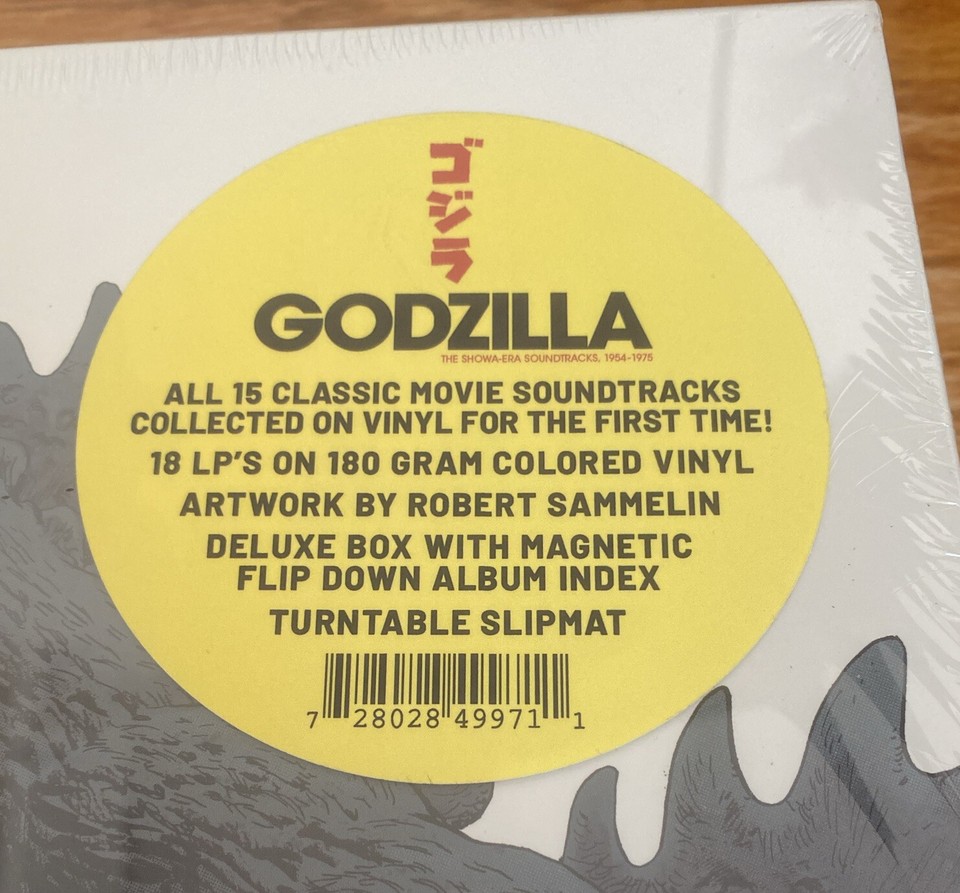 Godzilla The Showa Era Movie Soundtracks 1954-1975 Limited Edition ...