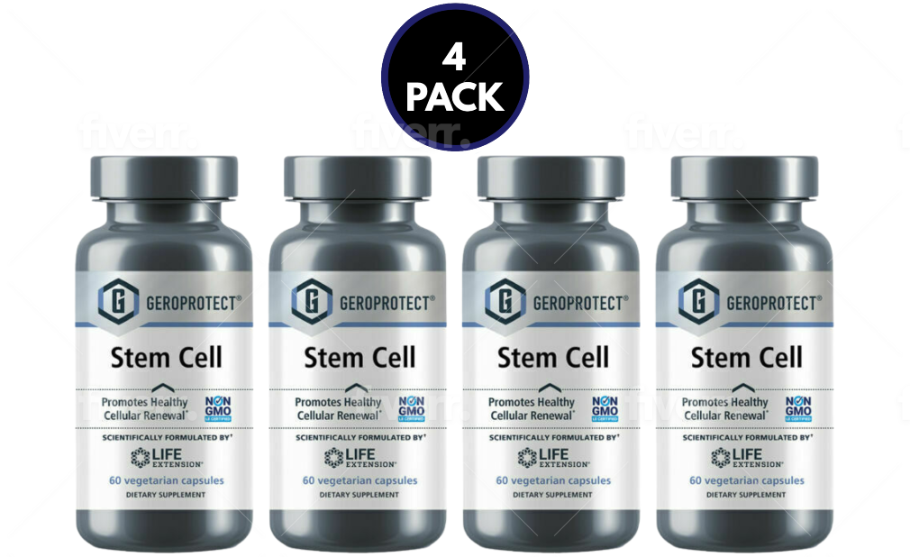 Life Extension Geroprotect Stem Cell Cellular Renewal Supplements 60 ...