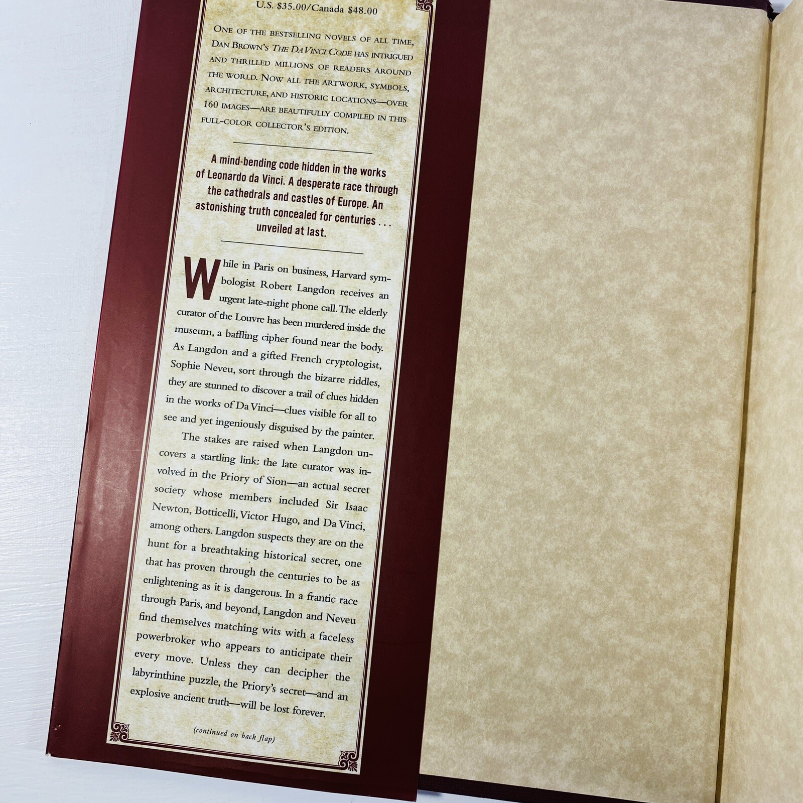 The Da Vinci Code: Special Illustrated Edition by Dan Brown (2004 ...