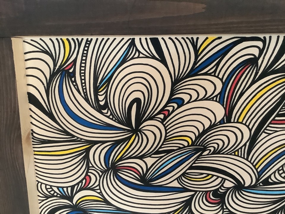 Kef! Simon Rohlen, original on wood, framed in wood, with COA | eBay