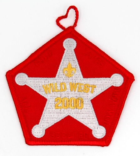 2001 Wild West All Scouter Pow Wow Four Lakes Council Patch Boy Scouts ...