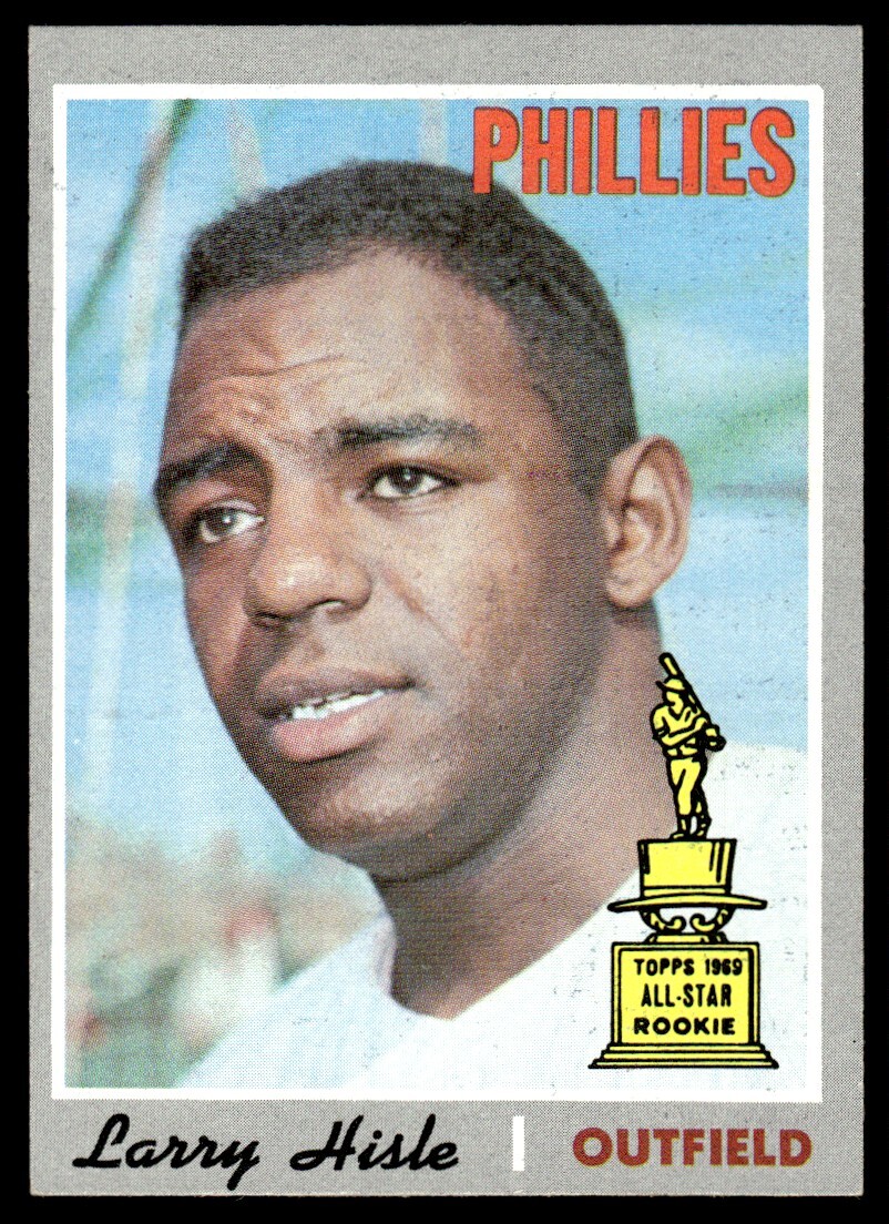 1970 Topps Baseball Card Larry Hisle Philadelphia Phillies #288 EX-MT+ ...
