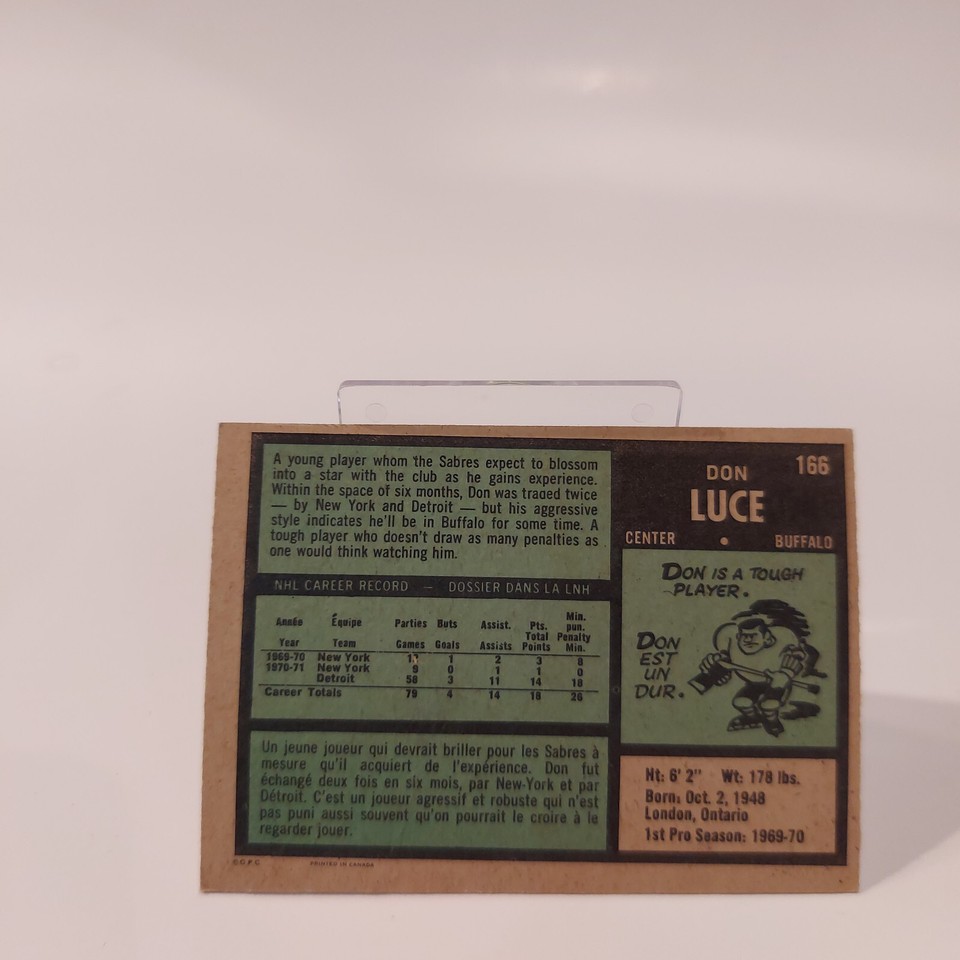 1971-72 OPC 71-72 O-Pee-Chee OPC NHL Hockey Card Pick Your Own 1-264 See List | eBay