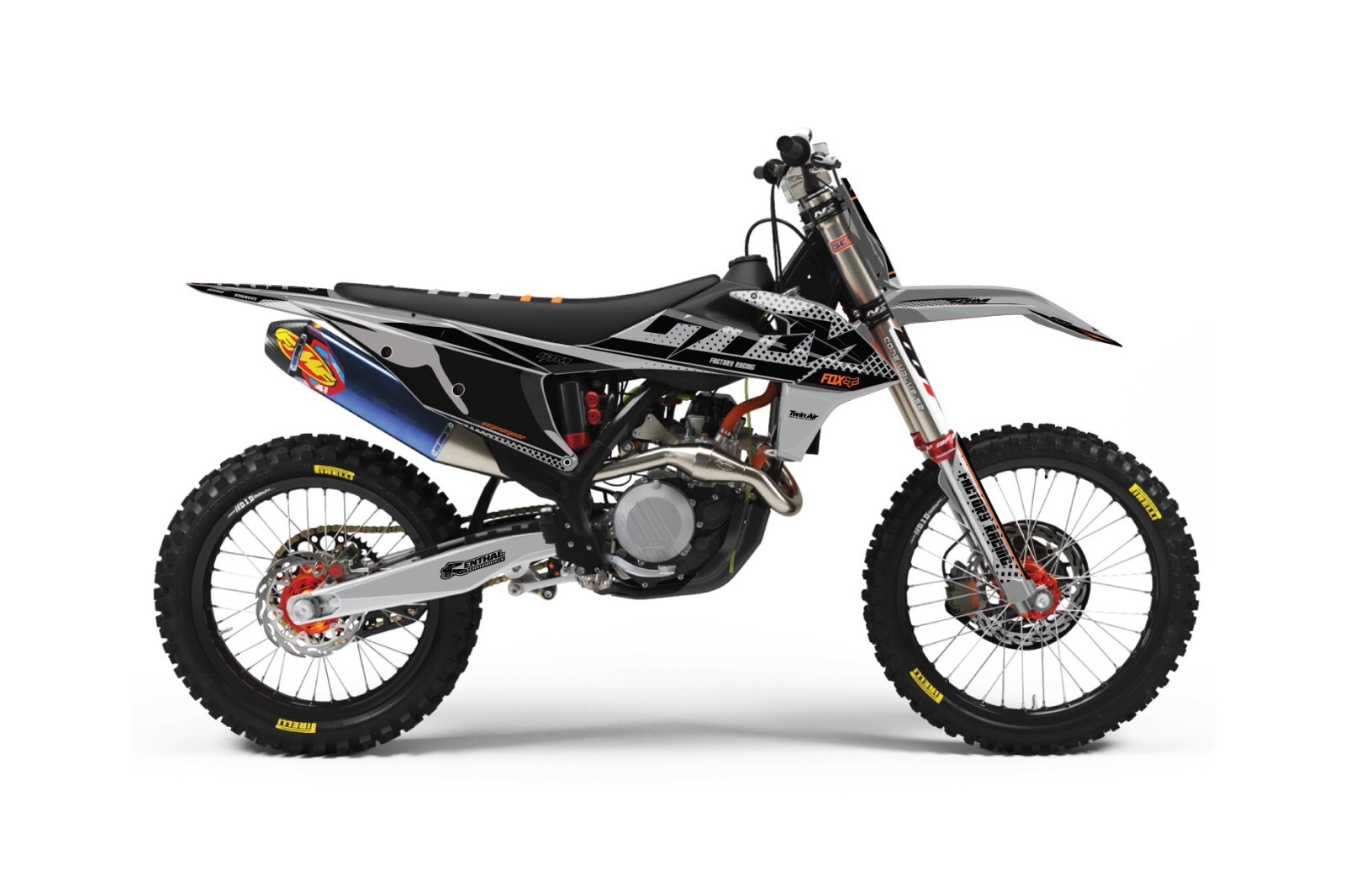 KTM Complete Graphics Kit SX SXF EXC EXCF - F 50 65 85 125 200 250 300 ...