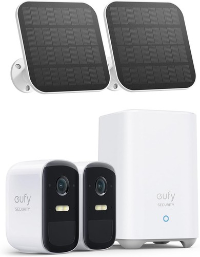 eufy eufyCam 2C Wireless Home Security System+ Solar Panel 1080P ...