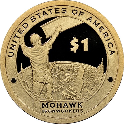 🇺🇸 2015-W Proof Sacagawea Native American Dollar - Mohawk Ironworkers ...