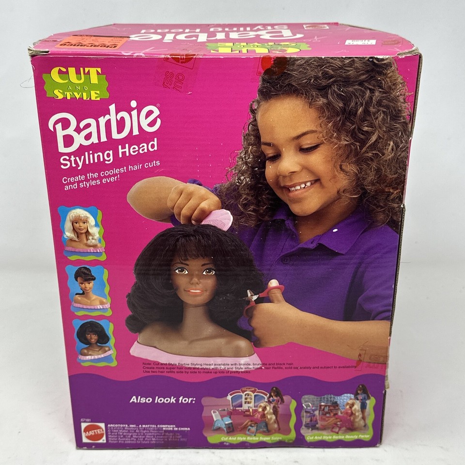 VTG Cut & Style Barbie Styling Head Christie AA Mattel 1994 NRFB | eBay