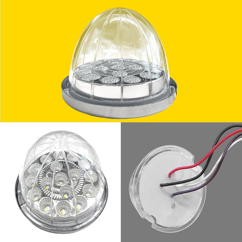 LED Watermelon Lights Side Marker Clearance Brake Turn Signal Lamp ...