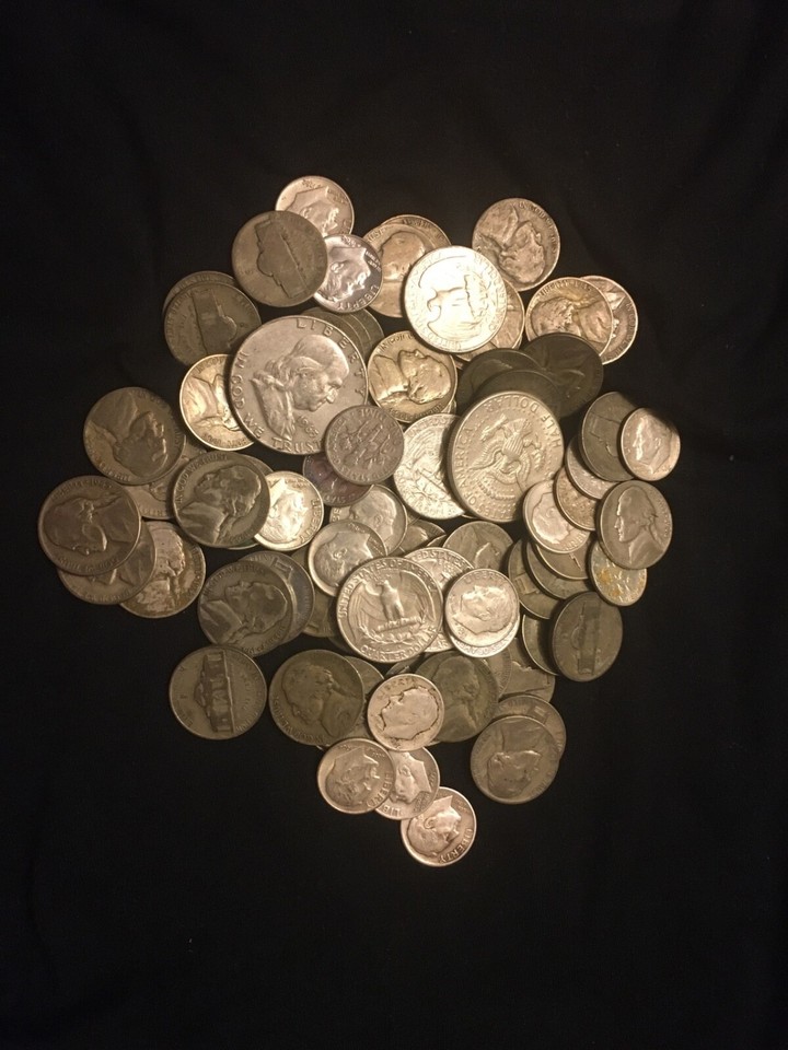 BUY TODAY!! (1) ONE Troy Pound LB U.S. Mixed Silver Coins Lot No Junk ...