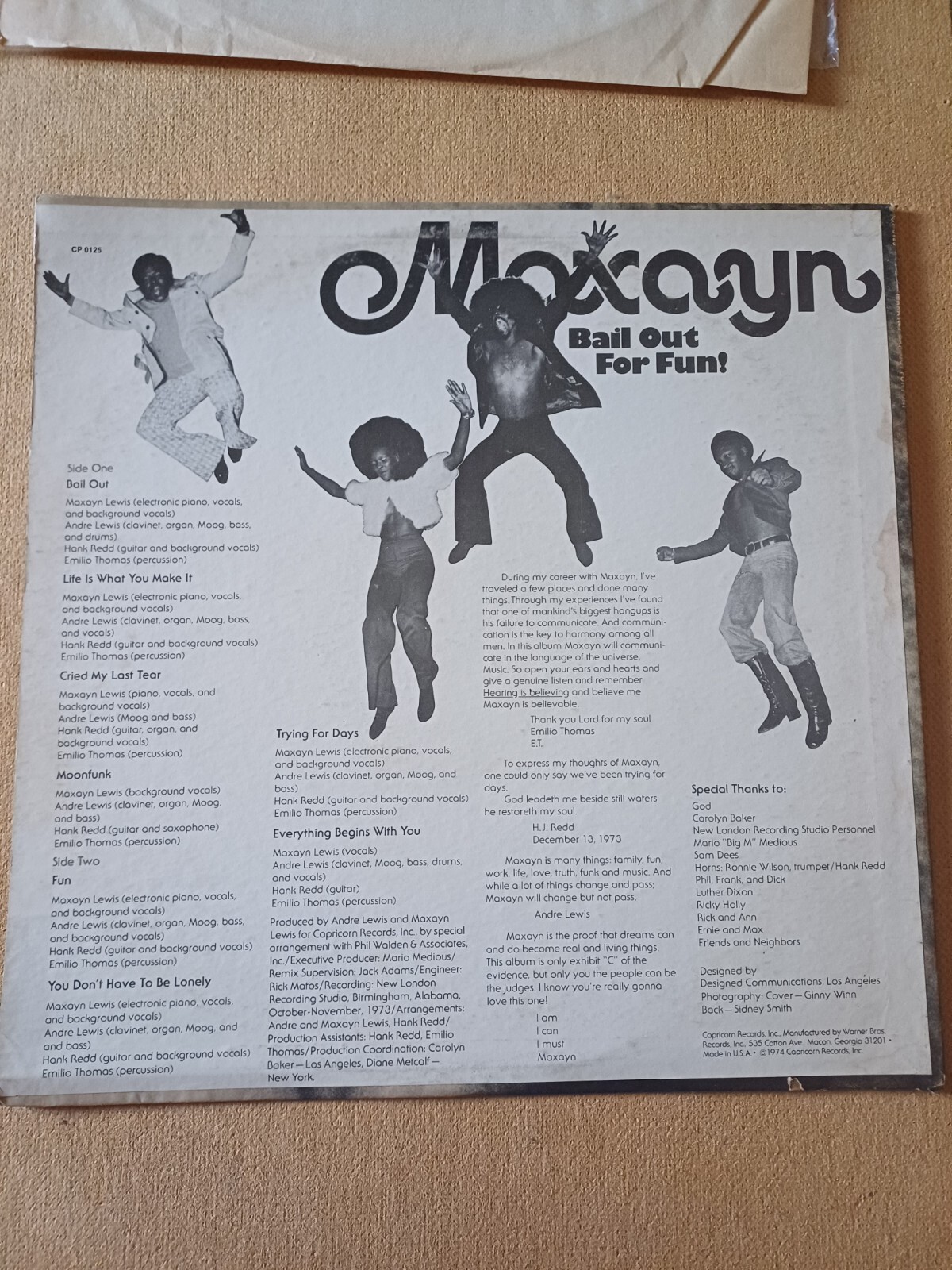 Maxayn.. Bail Out For Fun! / LP CP0125 | eBay