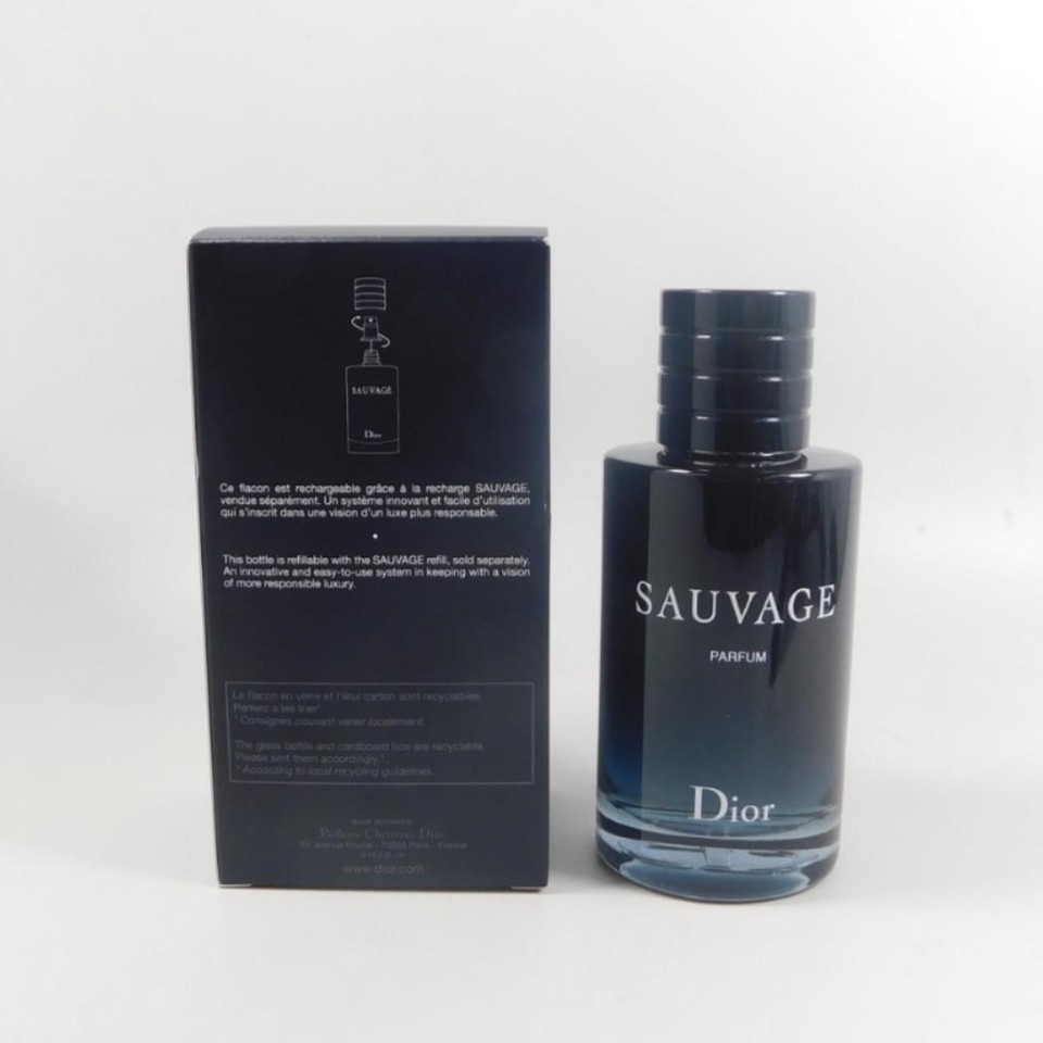 SAUVAGE by Christian Dior For Men PARFUM REFILLABLE 100ml *NEW IN ...