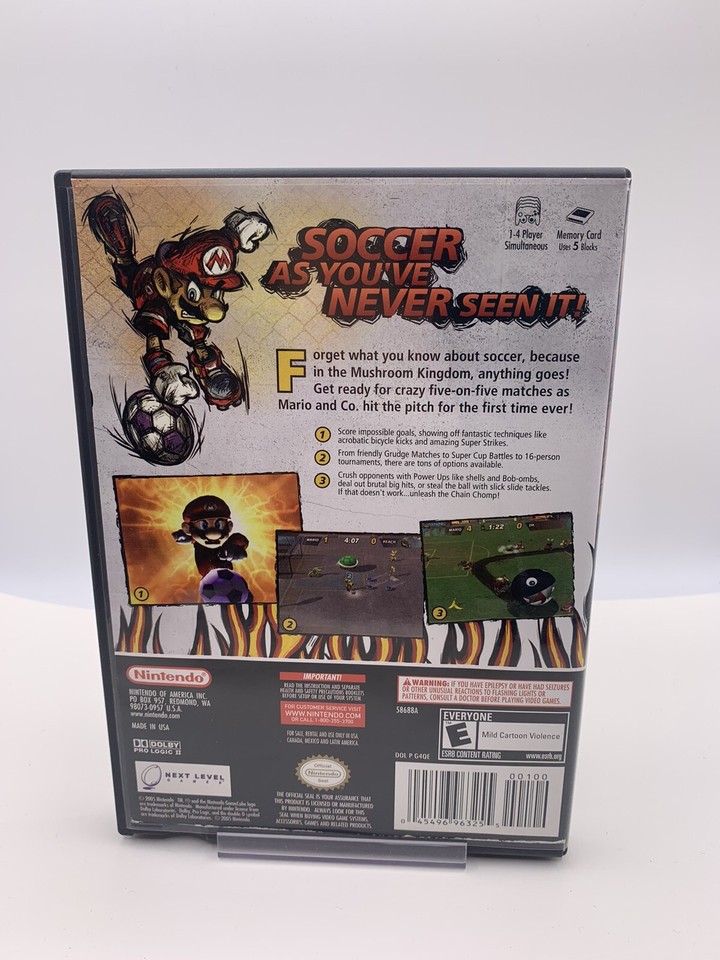Super Mario Strikers (Nintendo GameCube, 2005) 45496963255| eBay