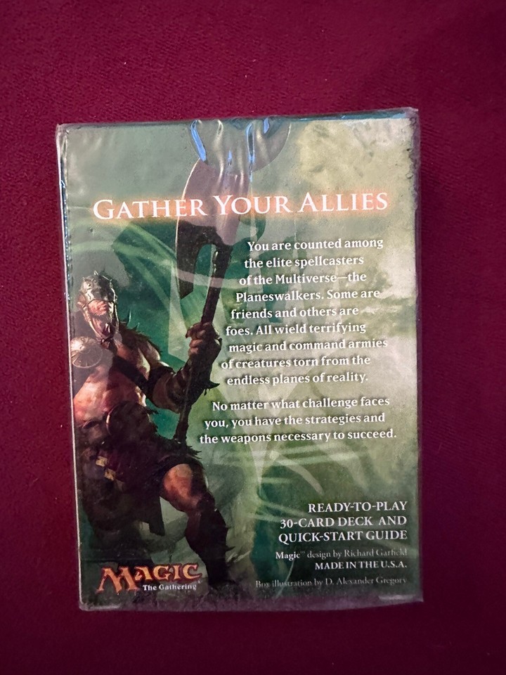 Magic the Gathering Garruk Wildspeaker Starter Deck Planeswalkers ...
