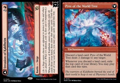 MTG Invasion of Kaldheim // Pyre of the World Tree NM-Mint March of the ...