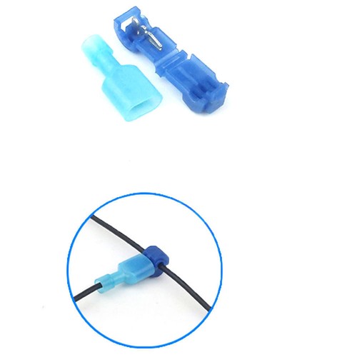 50X Quick Splice Lock Wire Terminals Connectors Electrical Crimp Cable ...