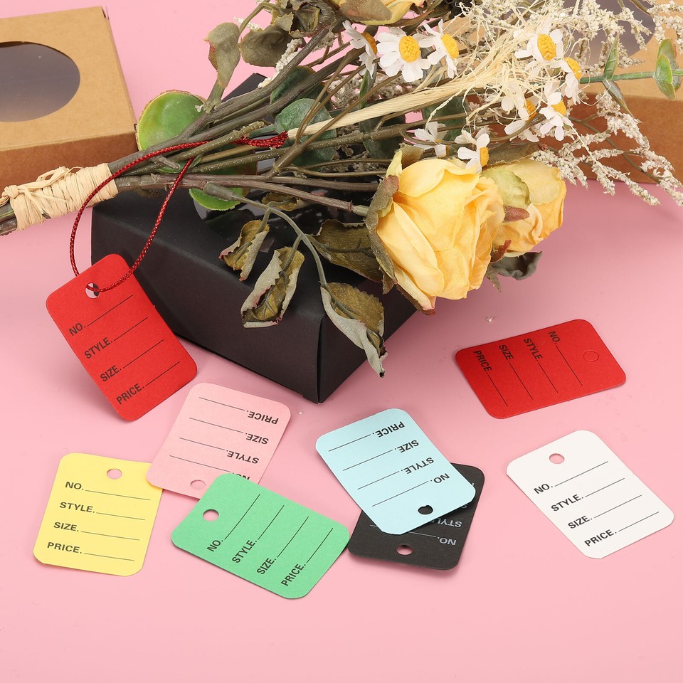 1000Pcs Price Tags, 2x1.4in Clothing Price Labels Merchandise Marking ...