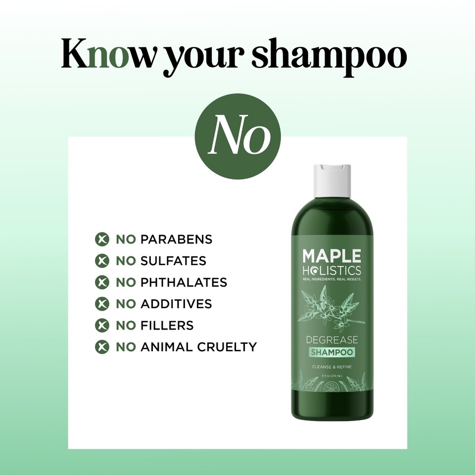 Degrease Shampoo for Oily Hair Care - Clarifying Shampoo for Oily Hair ...