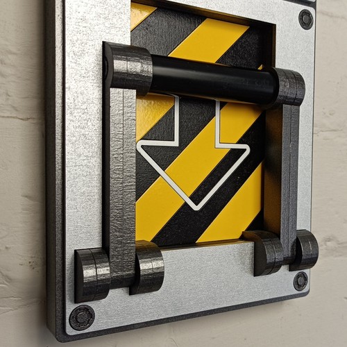 Sci-Fi inspired Airlock Door Control Panel / 3d Prop entry handle ...